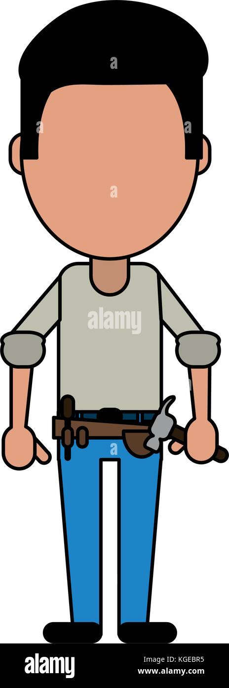 Worker avatar full body Stock Vector Image & Art - Alamy