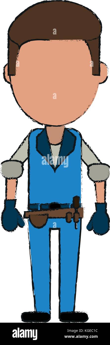 Worker avatar full body Stock Vector Image & Art - Alamy