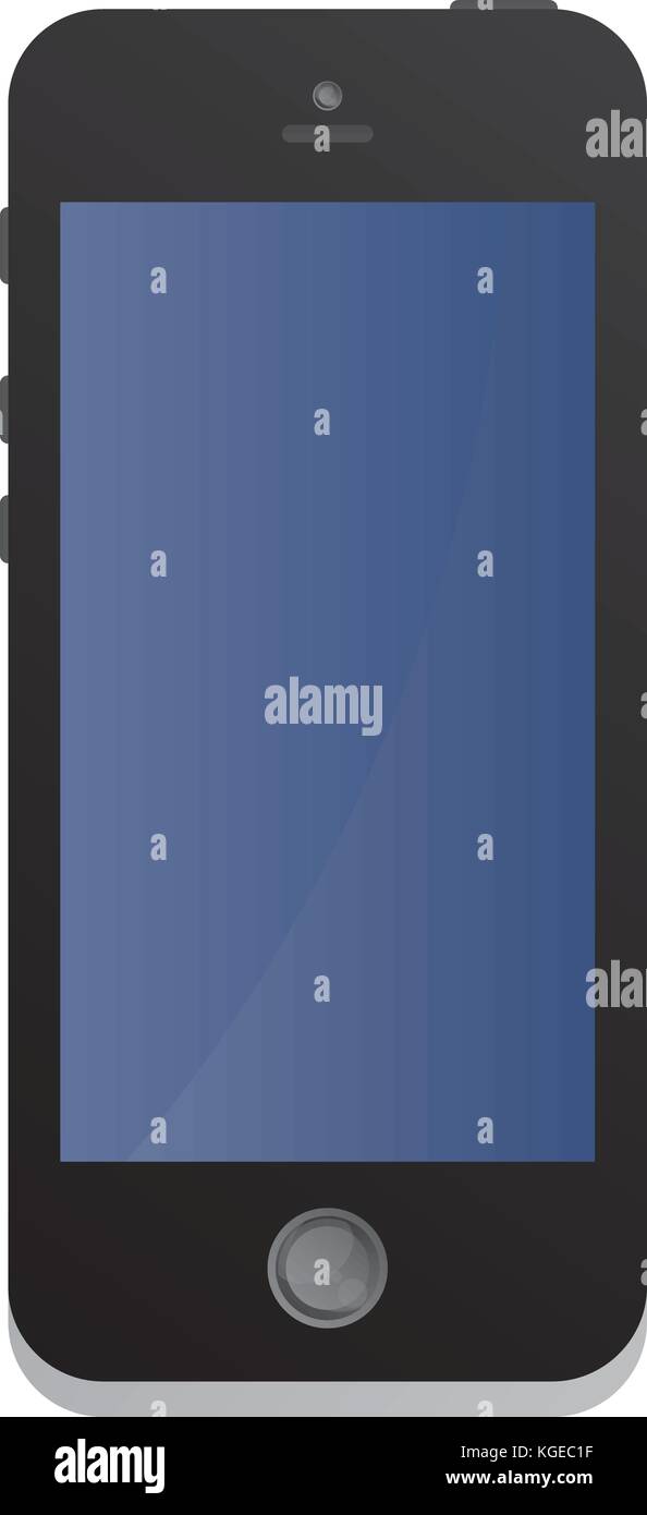 mobile computer device theme vector art illustration Stock Vector Image ...