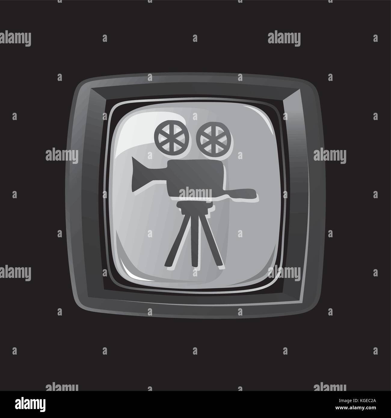 technology button icon theme vector graphic art design illustration ...