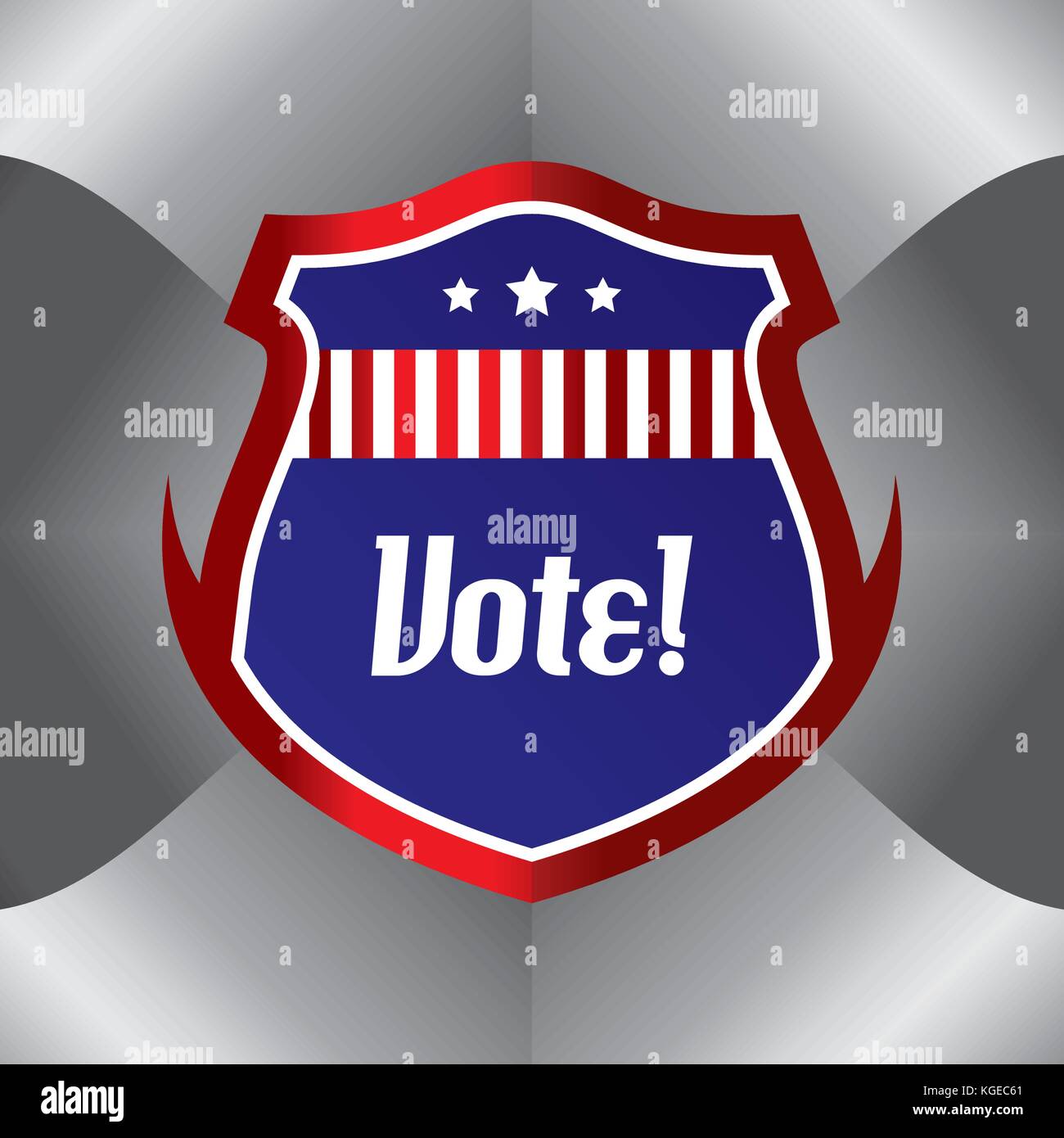 vote and election label theme vector illustration Stock Vector Image ...