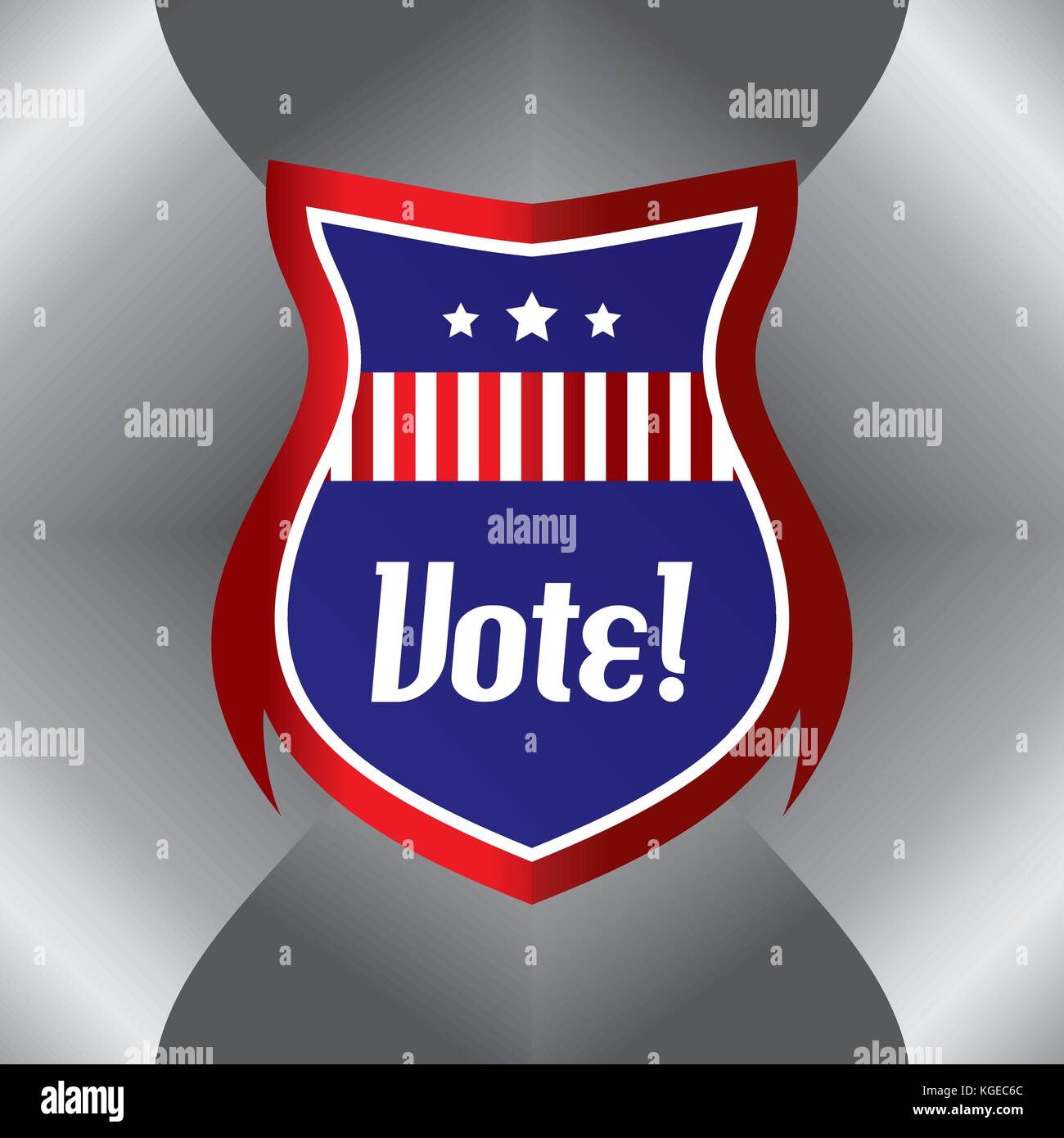 vote and election label theme vector illustration Stock Vector Image ...