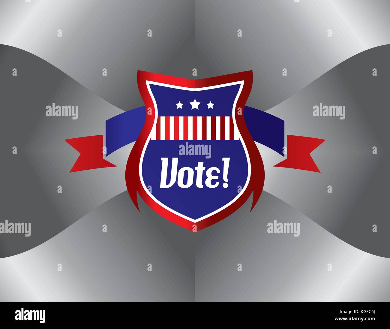 vote and election label theme vector illustration Stock Vector Image ...