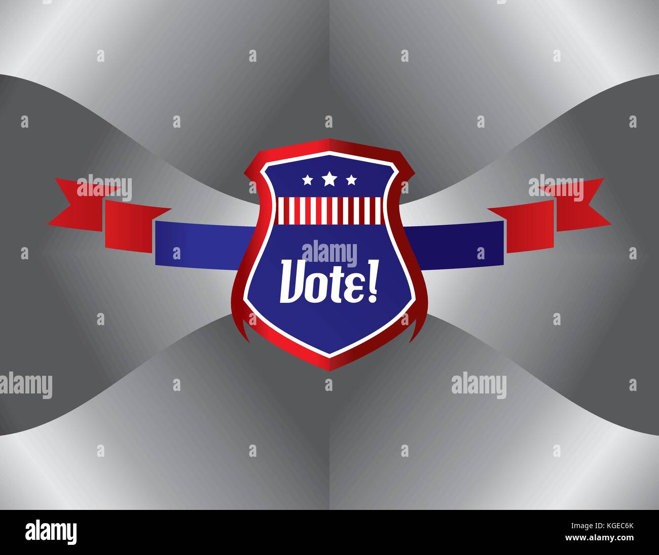 vote and election label theme vector illustration Stock Vector Image ...