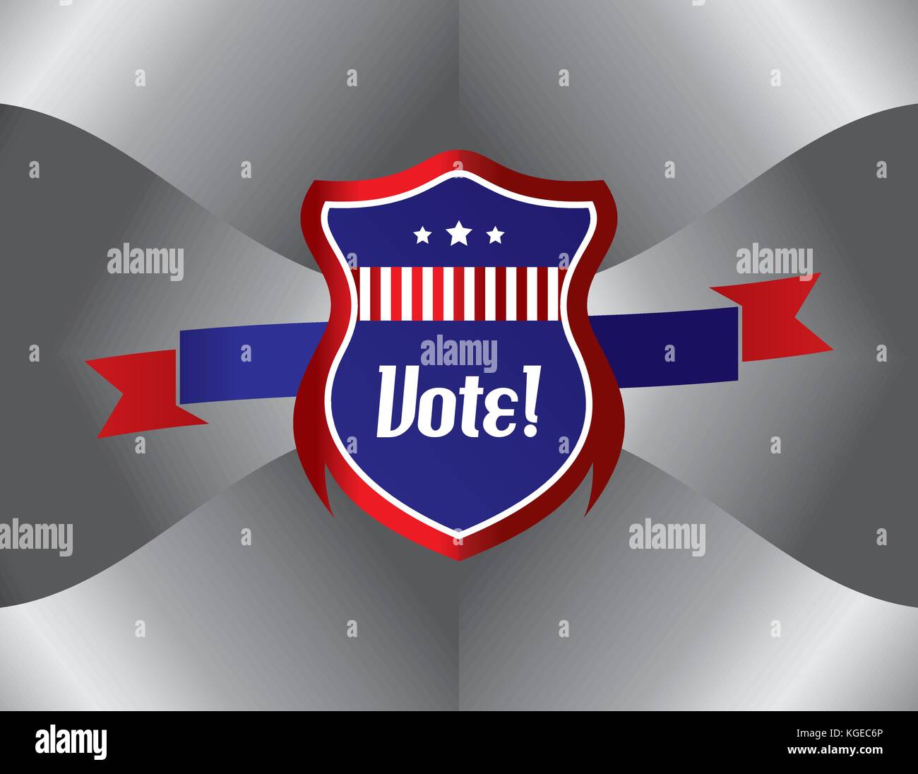 vote and election label theme vector illustration Stock Vector Image ...