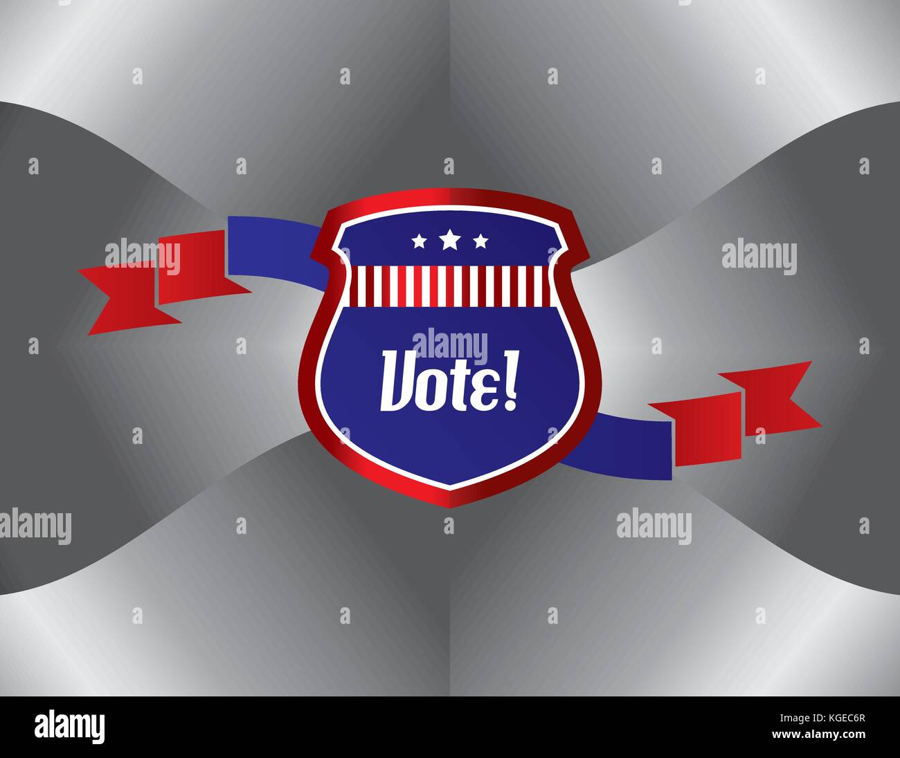 vote and election label theme vector illustration Stock Vector Image ...