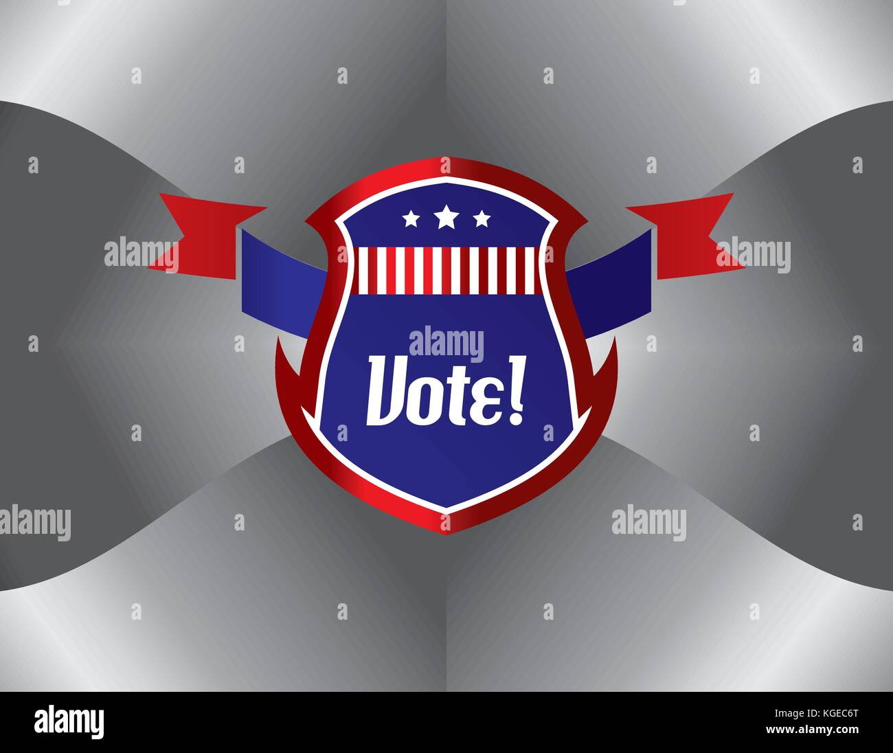vote and election label theme vector illustration Stock Vector Image ...
