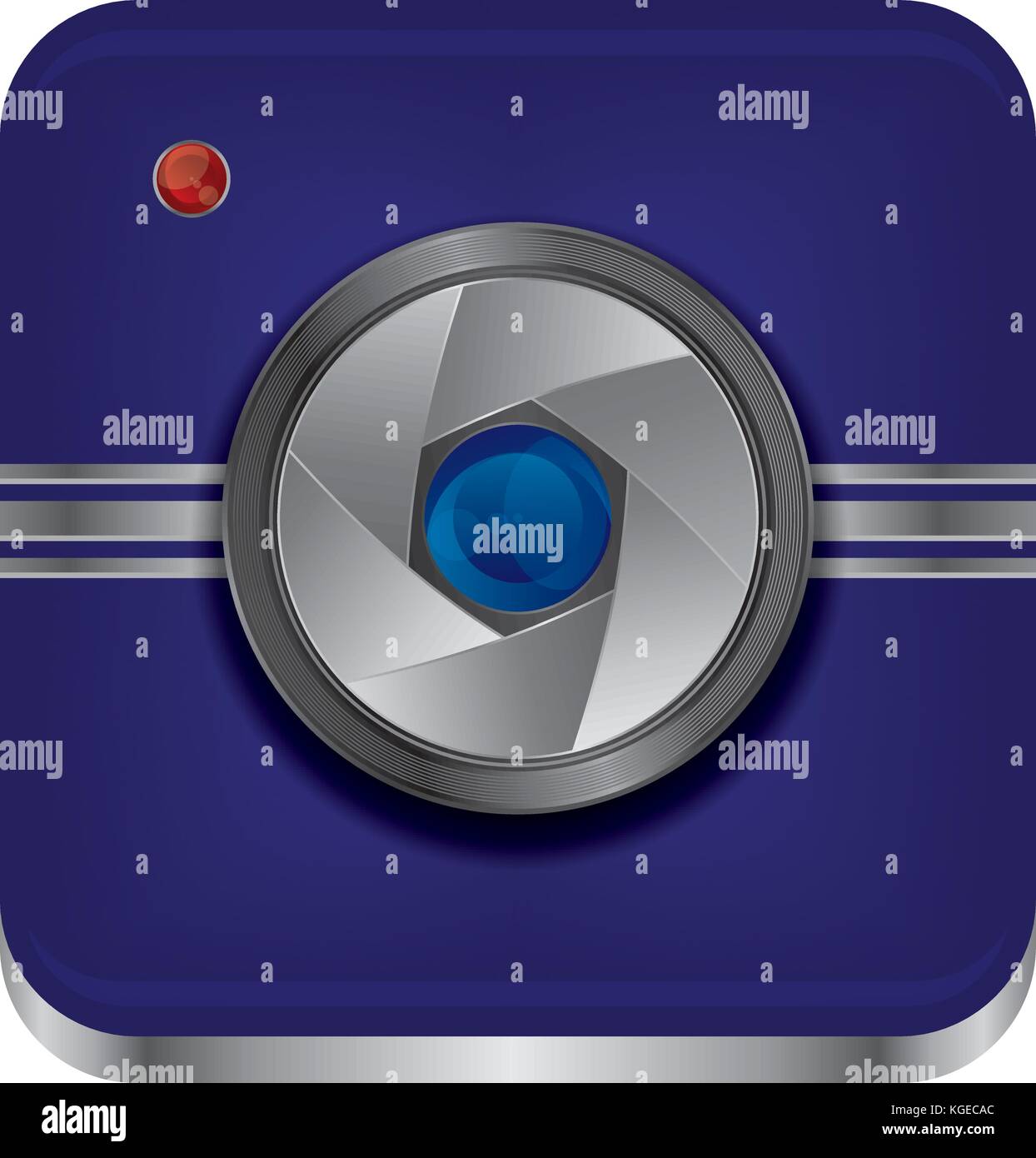 media interface camera vector graphic art illustration Stock Vector ...