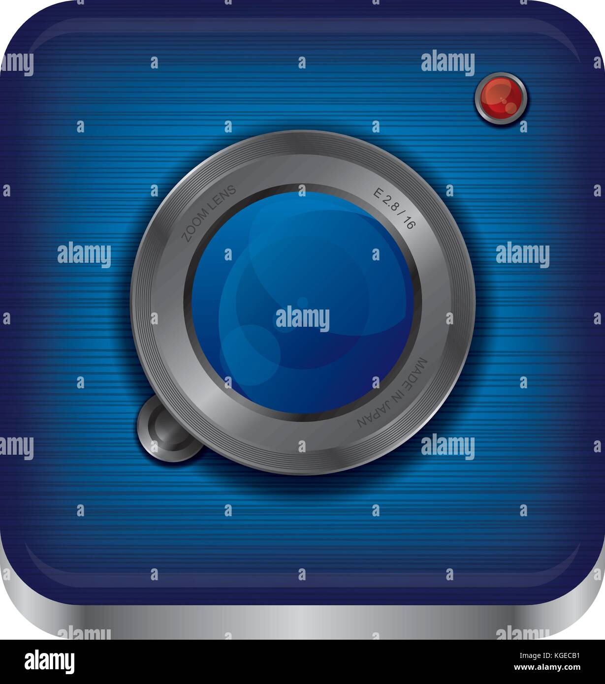 media interface camera vector graphic art illustration Stock Vector ...
