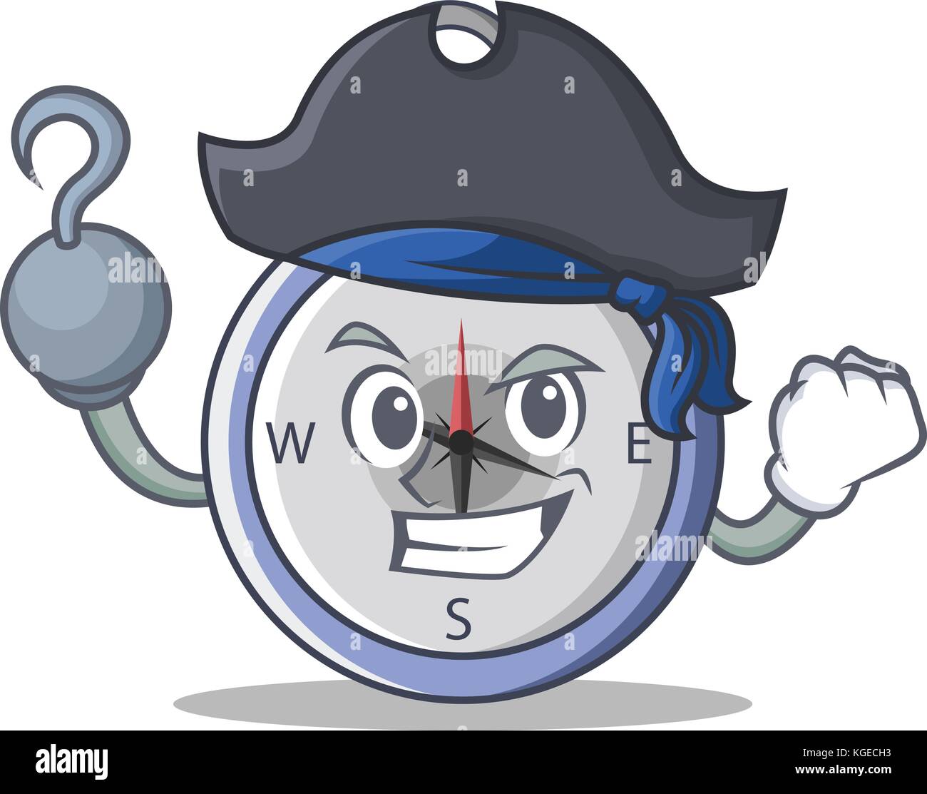 Pirate compass character cartoon style Stock Vector Image & Art - Alamy