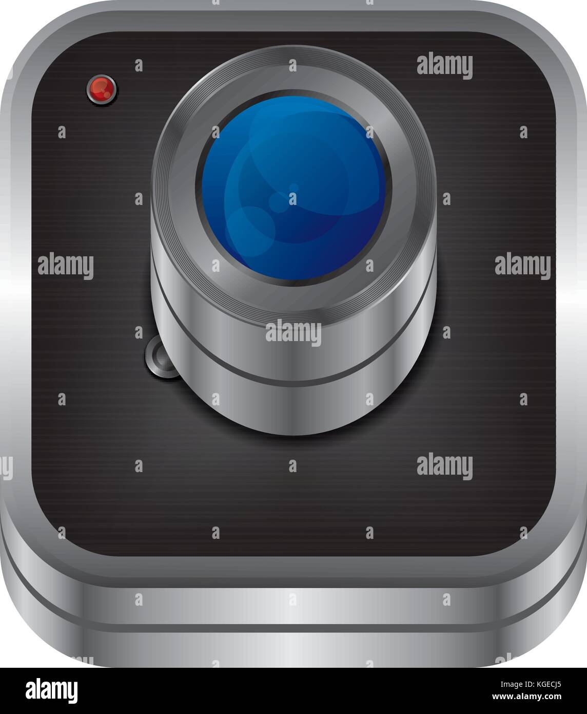 media interface camera vector graphic art illustration Stock Vector ...