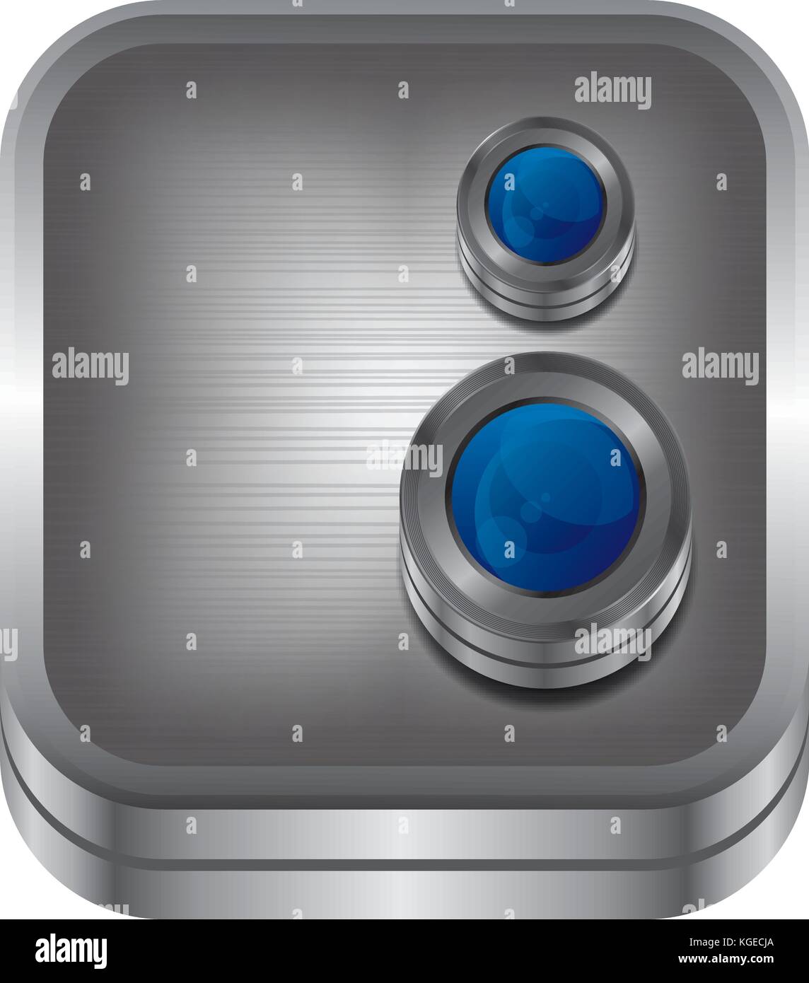media interface camera vector graphic art illustration Stock Vector ...