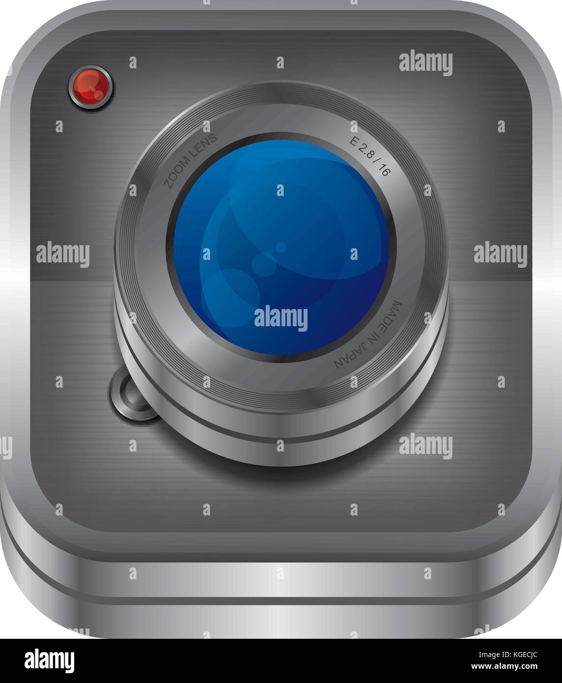 media interface camera vector graphic art illustration Stock Vector ...