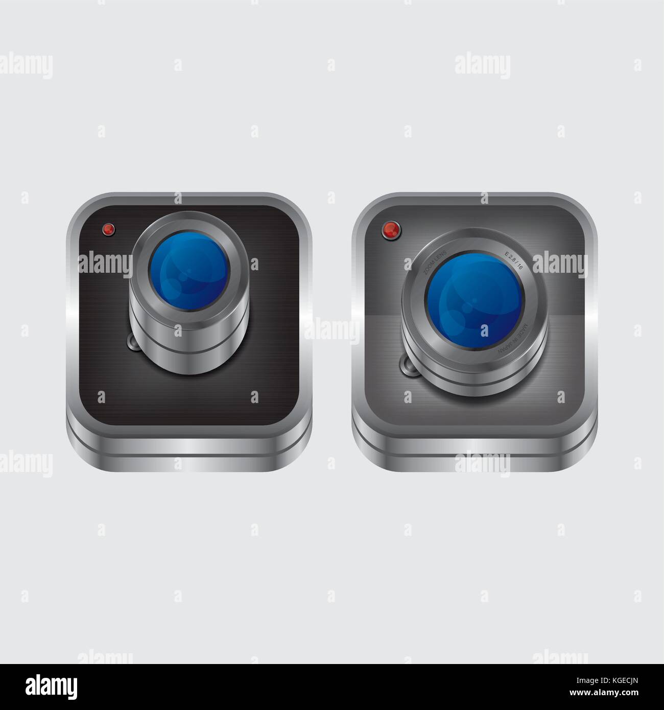 media interface camera vector graphic art illustration Stock Vector ...