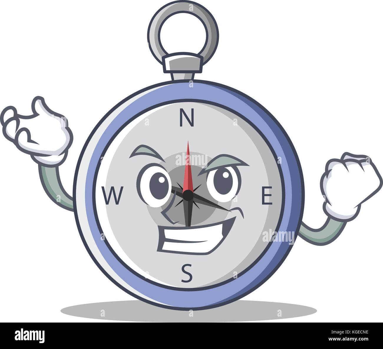 Successful compass character cartoon style Stock Vector Image & Art - Alamy