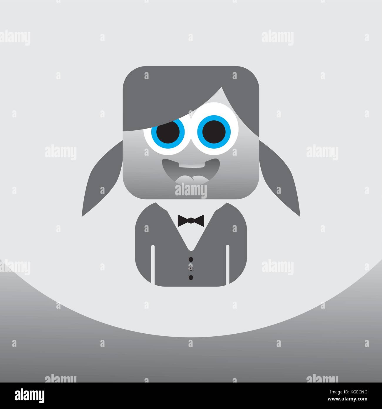 avatar portrait vector graphic art design illustration Stock Vector ...