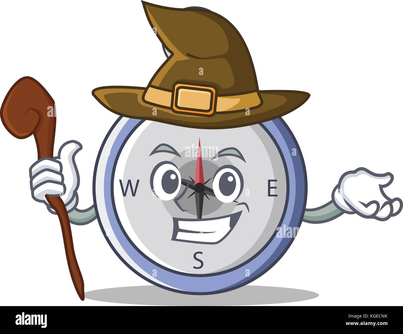 Witch compass character cartoon style Stock Vector Image & Art - Alamy
