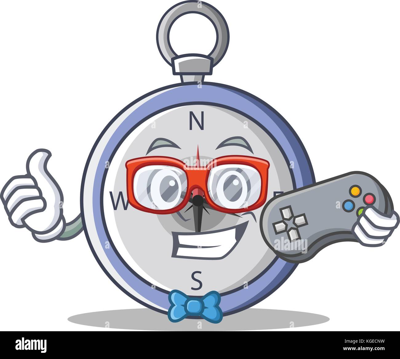 Gamer compass character cartoon style Stock Vector Image & Art - Alamy