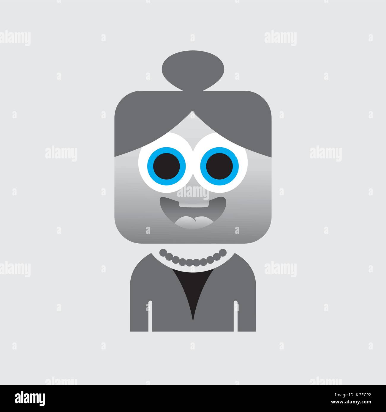 avatar portrait vector graphic art design illustration Stock Vector ...