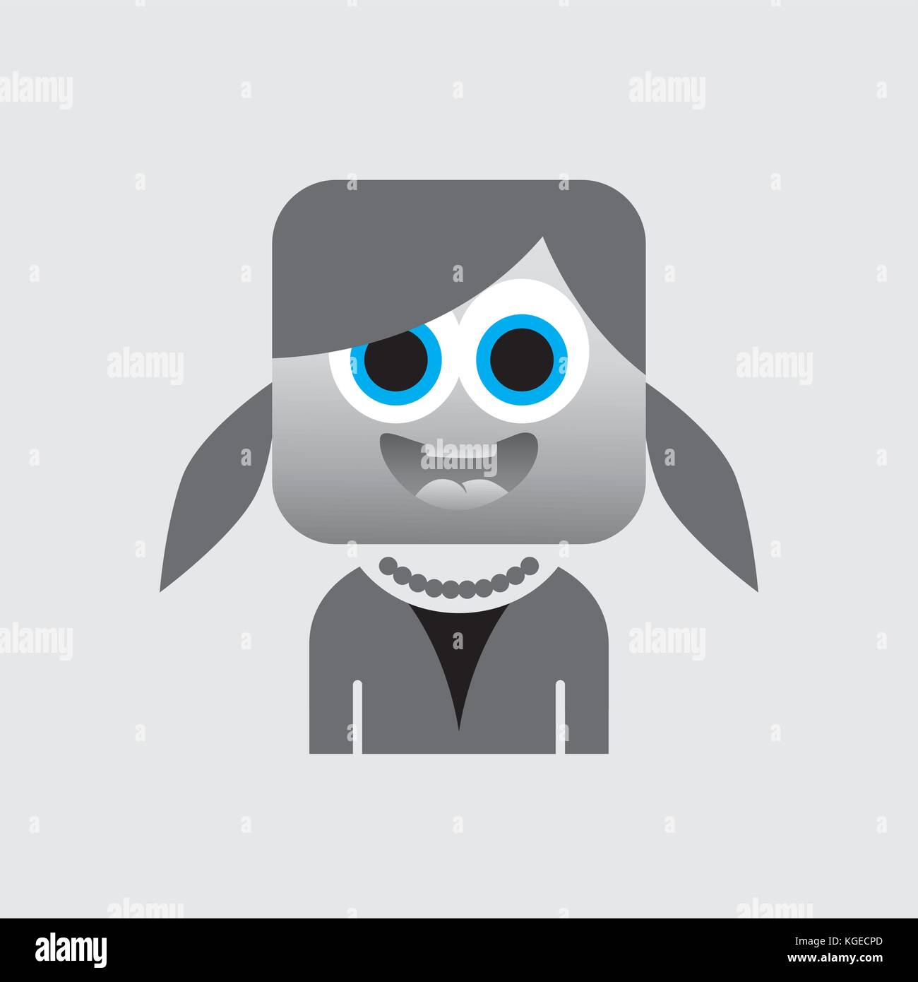 avatar portrait vector graphic art design illustration Stock Vector ...