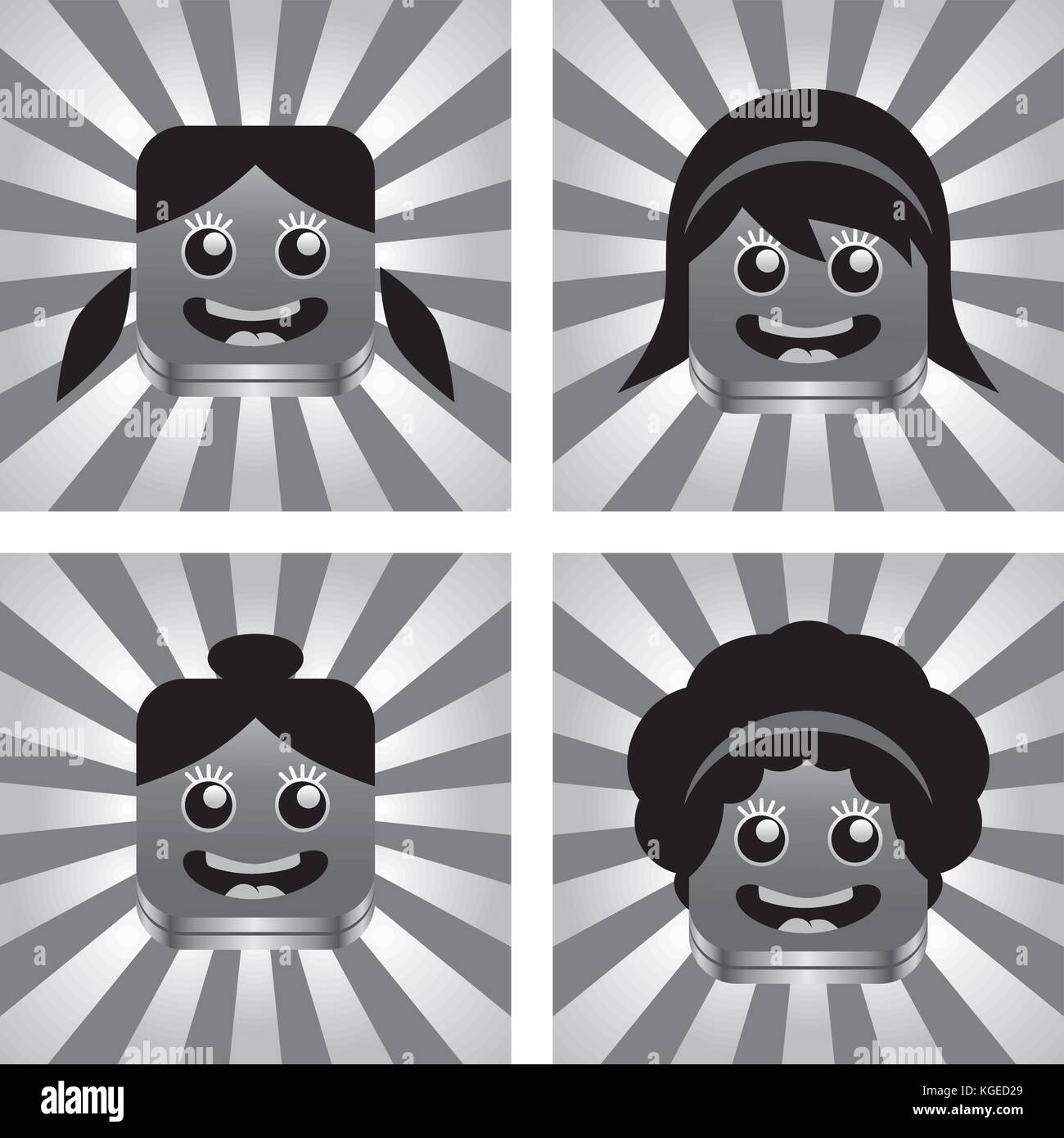 avatar portrait picture icon vector graphic art design illustration ...