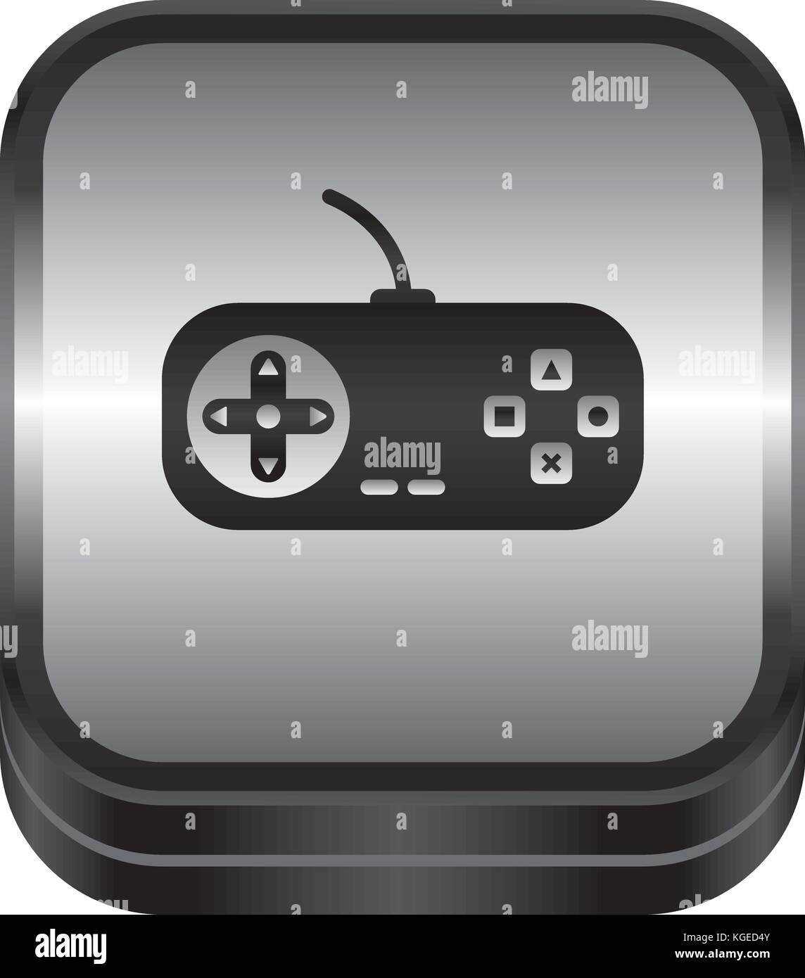 game console theme vector graphic art design illustration Stock Vector ...