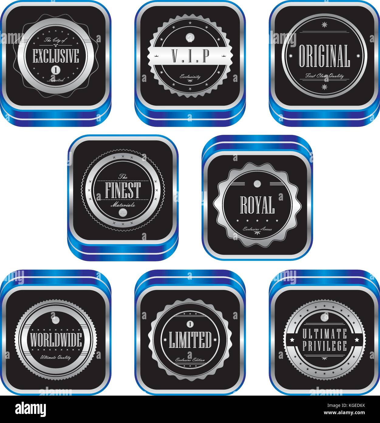 editable label sticker vector graphic art design illustration Stock ...