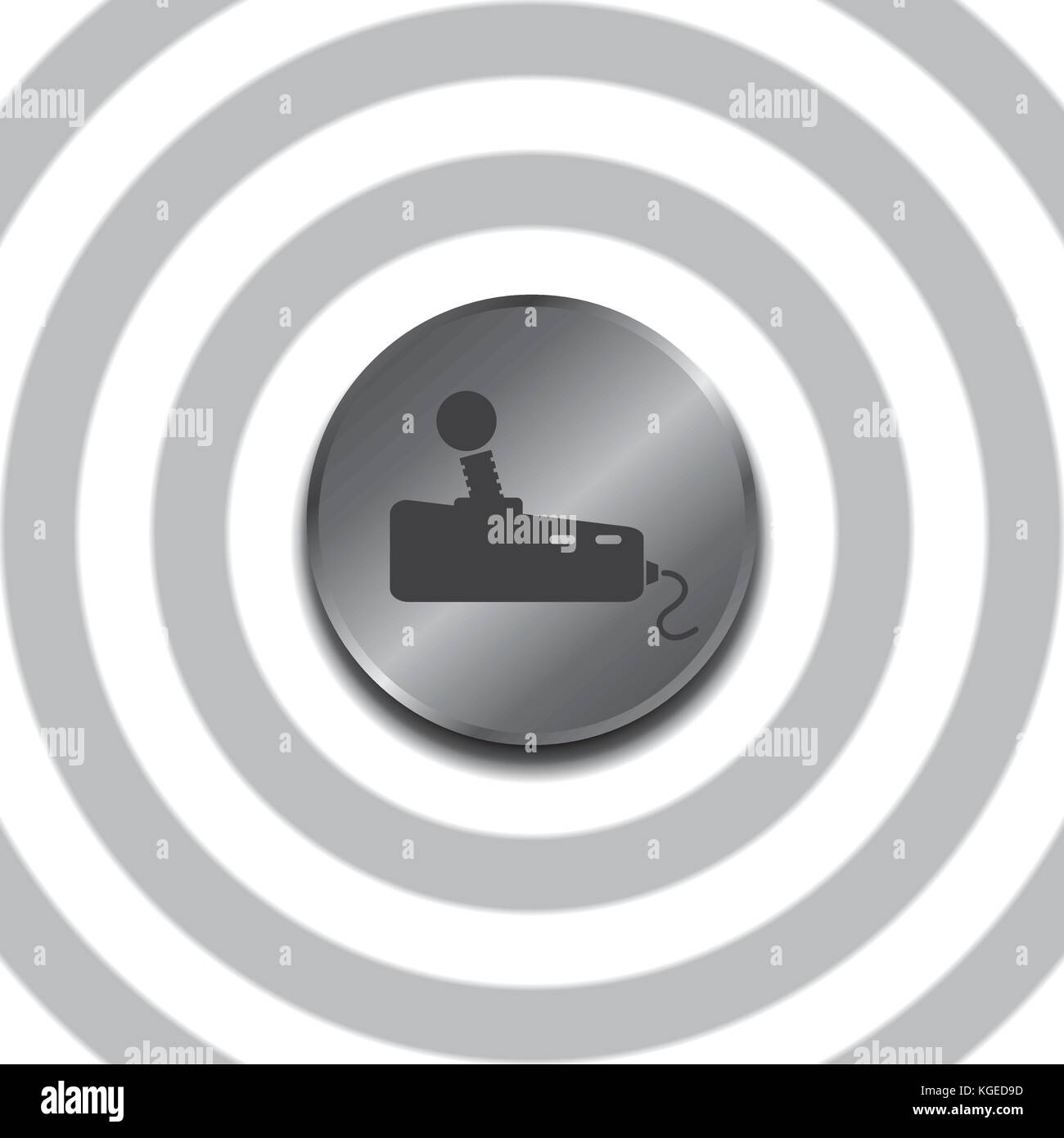 media icon button vector graphic art illustration Stock Vector Image ...