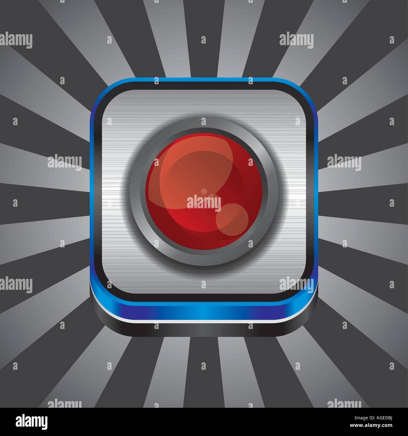 media interface camera vector graphic art illustration Stock Vector ...