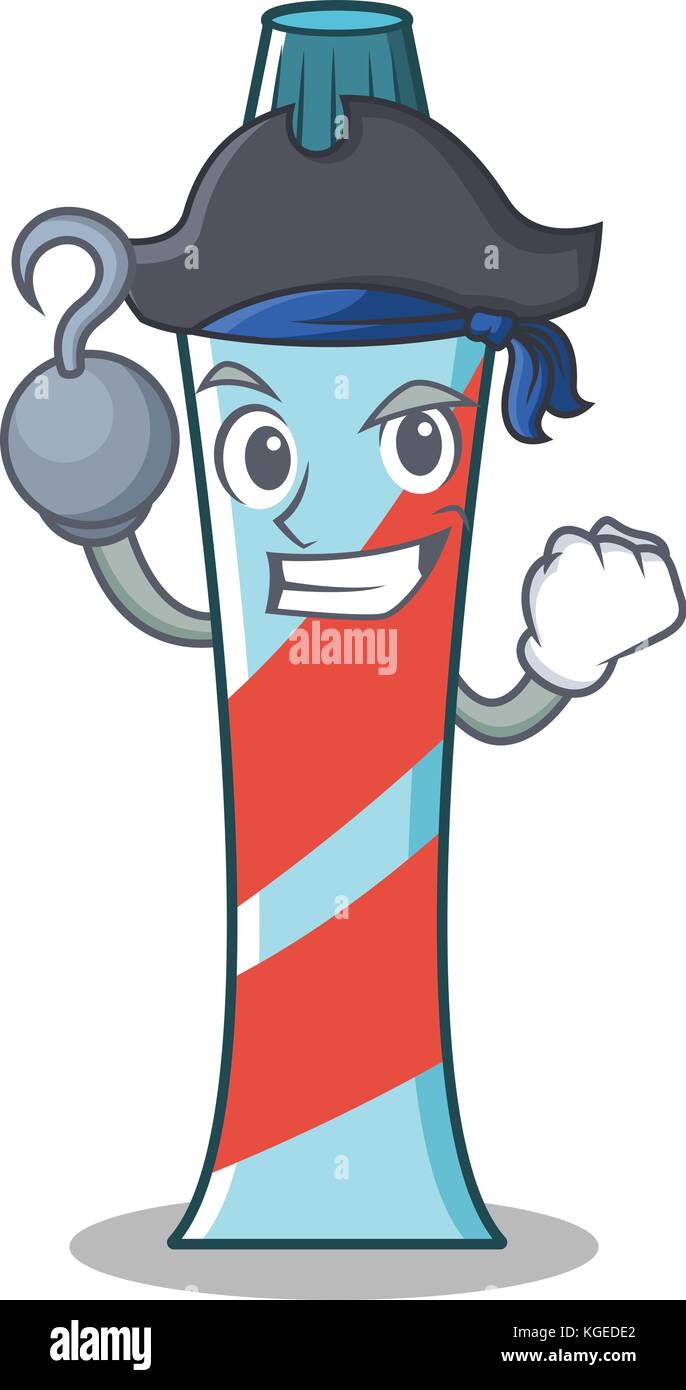 Pirate toothpaste character cartoon style Stock Vector Image & Art - Alamy