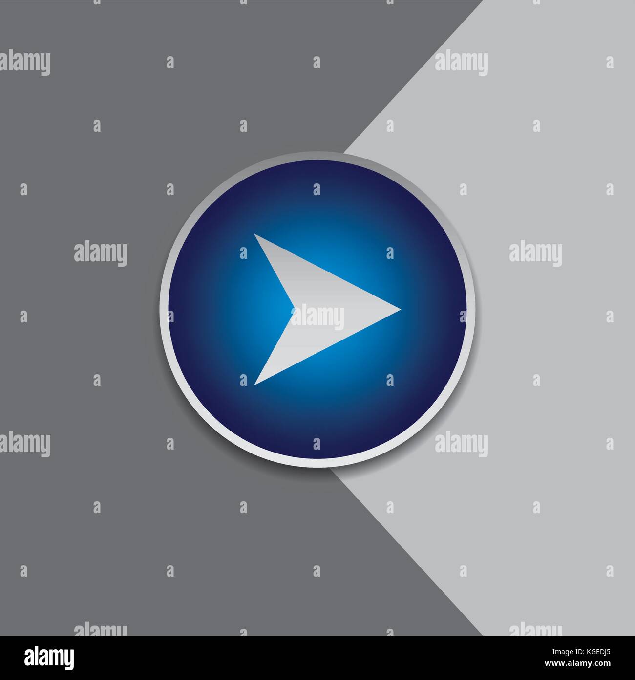 arrow media icon button vector graphic art illustration Stock Vector ...