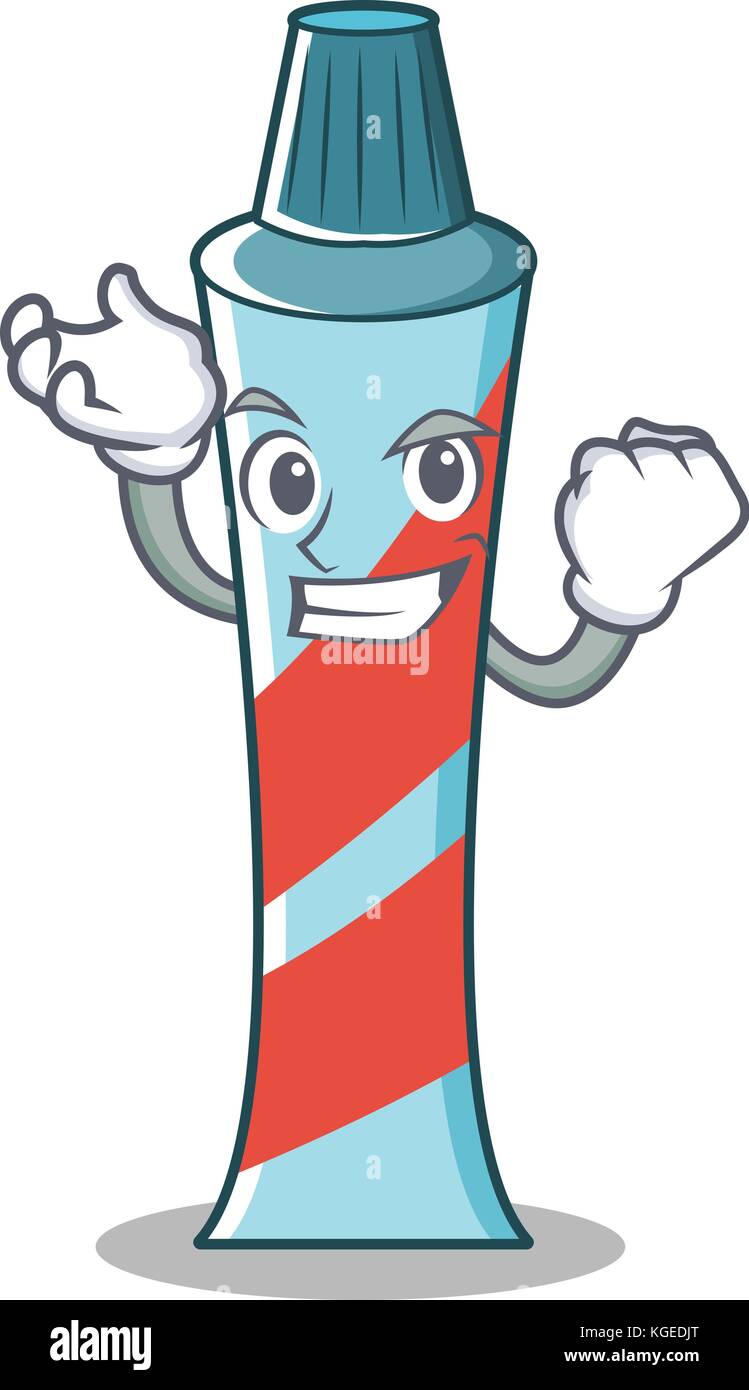 Successful toothpaste character cartoon style Stock Vector Image & Art ...