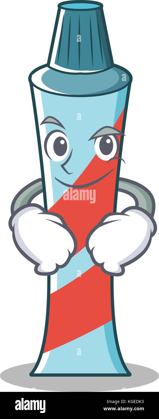 Smirking toothpaste character cartoon style Stock Vector Image & Art ...