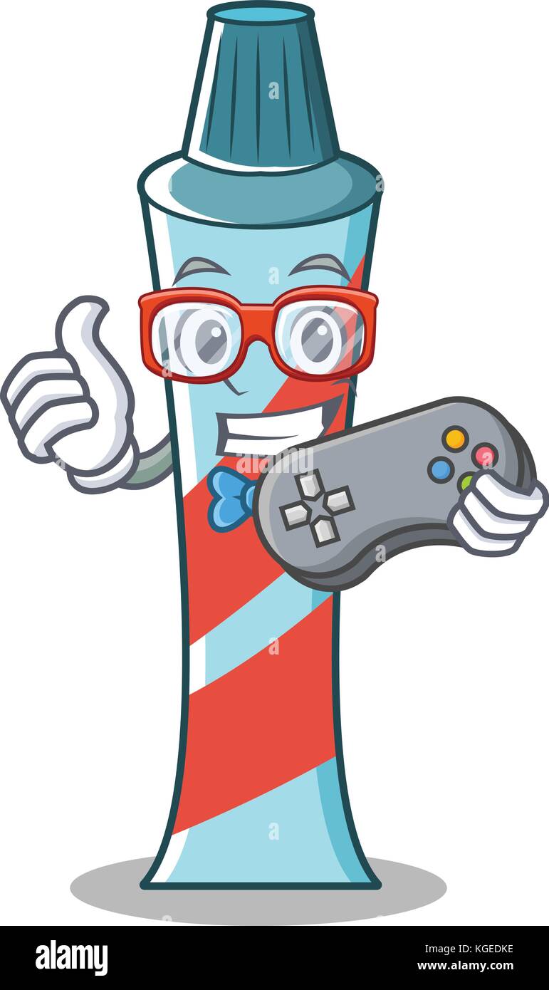 Gamer toothpaste character cartoon style Stock Vector Image & Art - Alamy