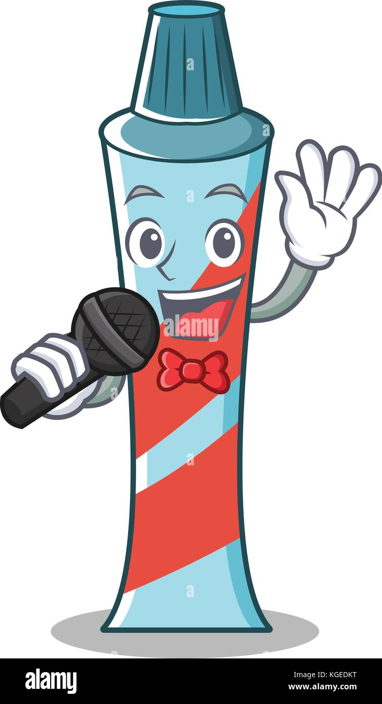 Singing toothpaste character cartoon style Stock Vector Image & Art - Alamy