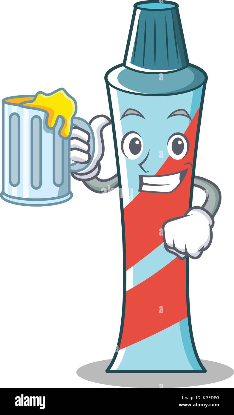 With juice toothpaste character cartoon style Stock Vector Image & Art ...