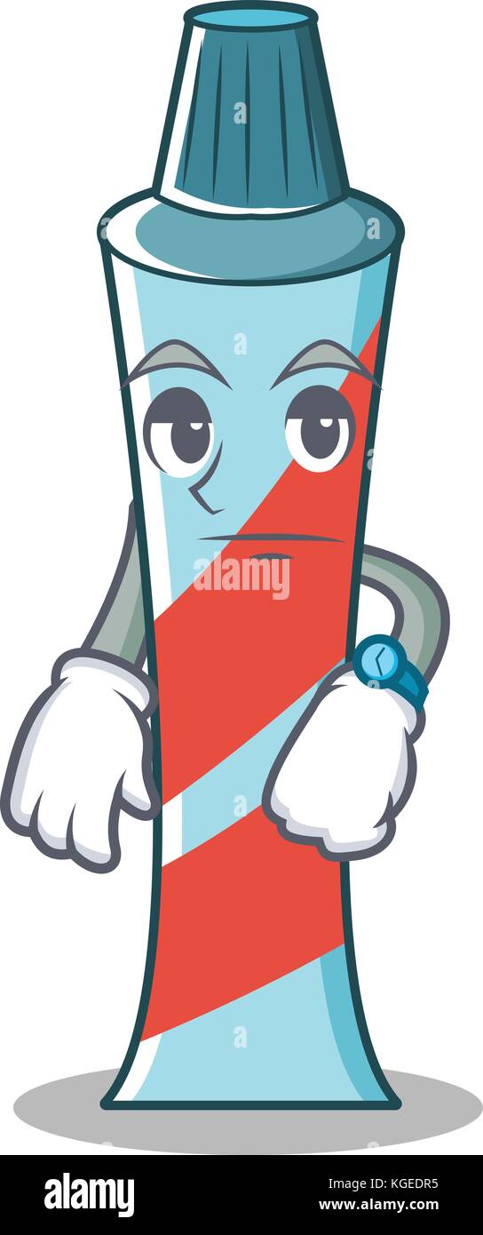 Waiting toothpaste character cartoon style Stock Vector Image & Art - Alamy