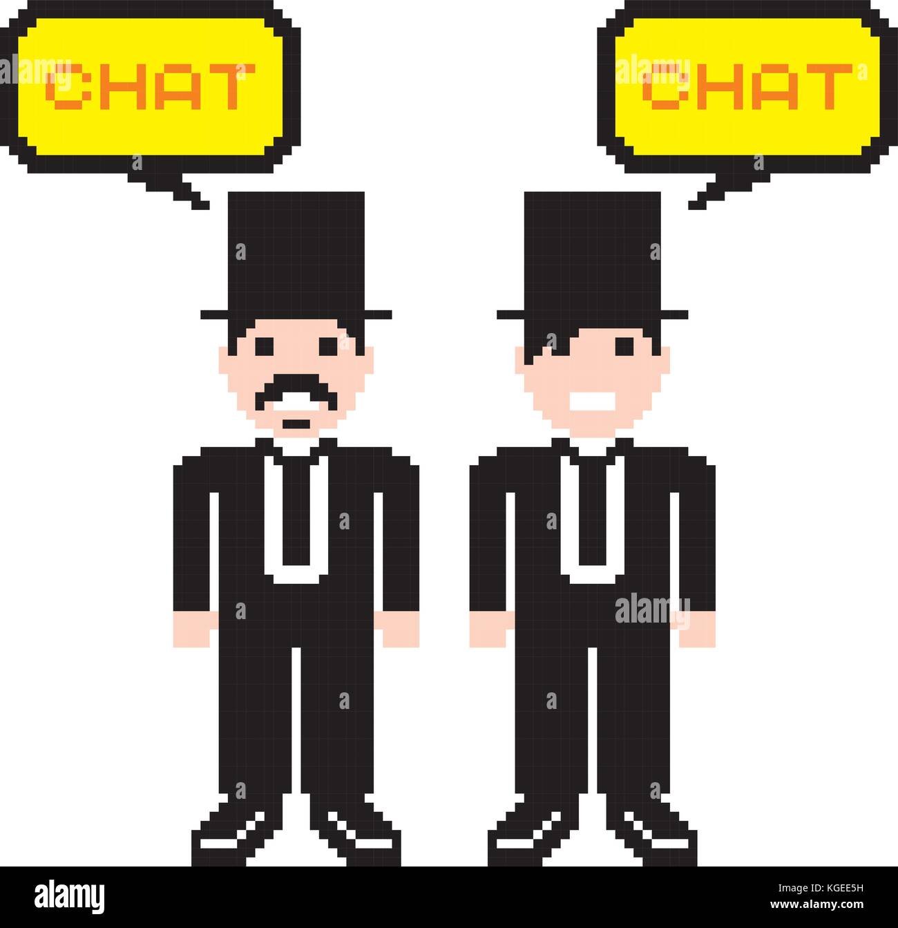 pixel man art vector graphic art design illustration Stock Vector Image ...