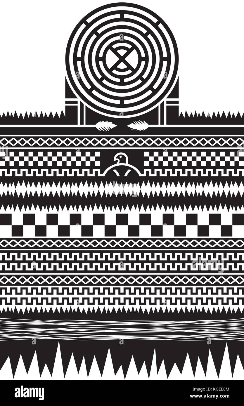 native american pattern vector graphic art illustration Stock Vector ...