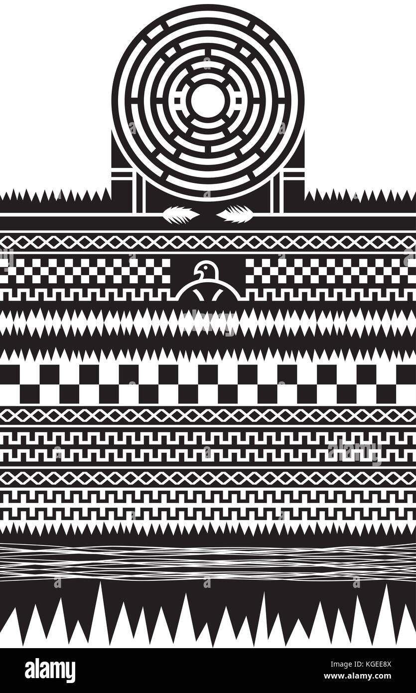 native american pattern vector graphic art illustration Stock Vector ...