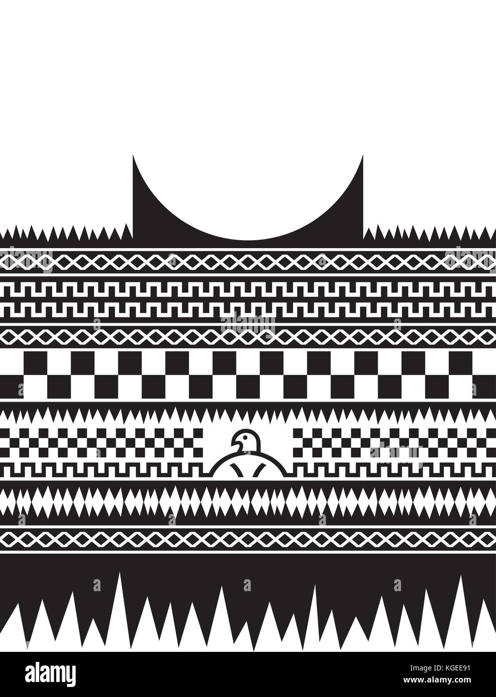 native american pattern vector graphic art illustration Stock Vector ...