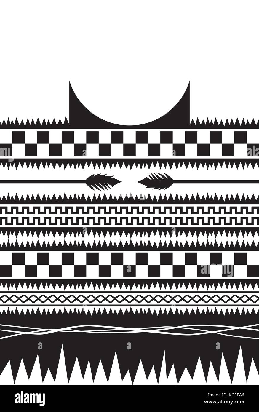native american pattern vector graphic art illustration Stock Vector ...