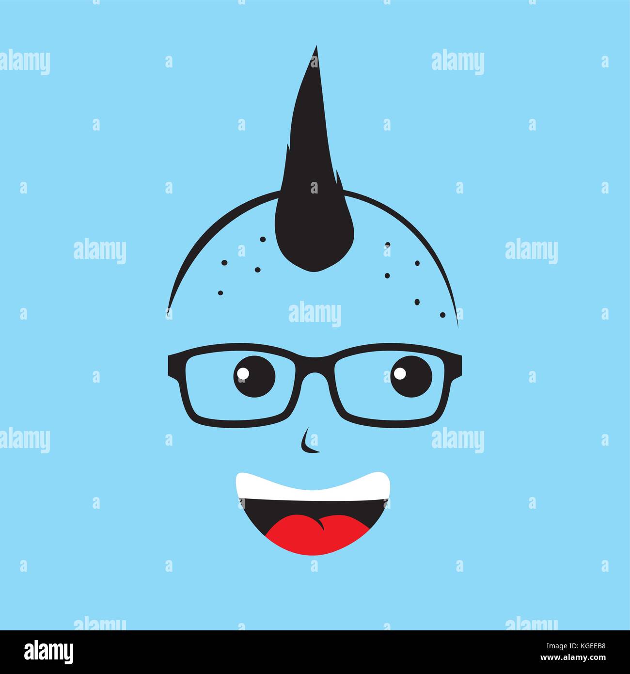 Geek cartoon Stock Vector Images - Alamy