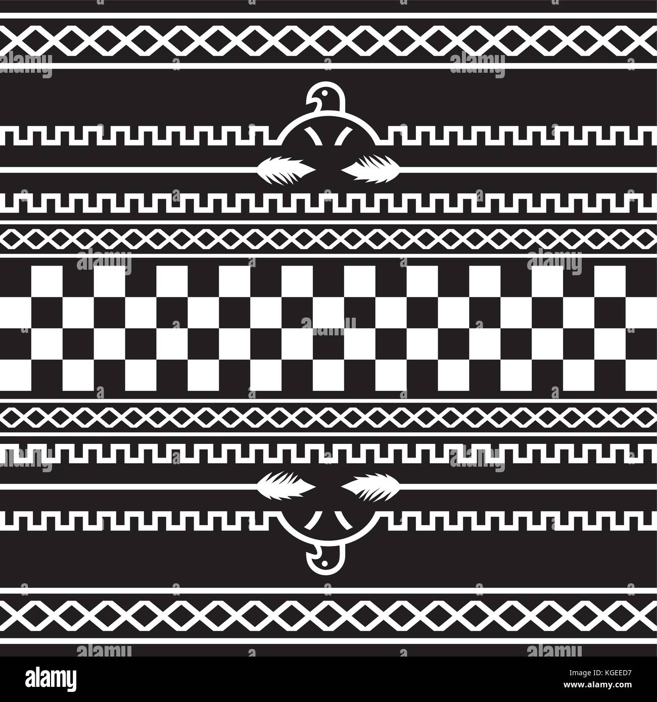native american pattern vector graphic art illustration Stock Vector ...