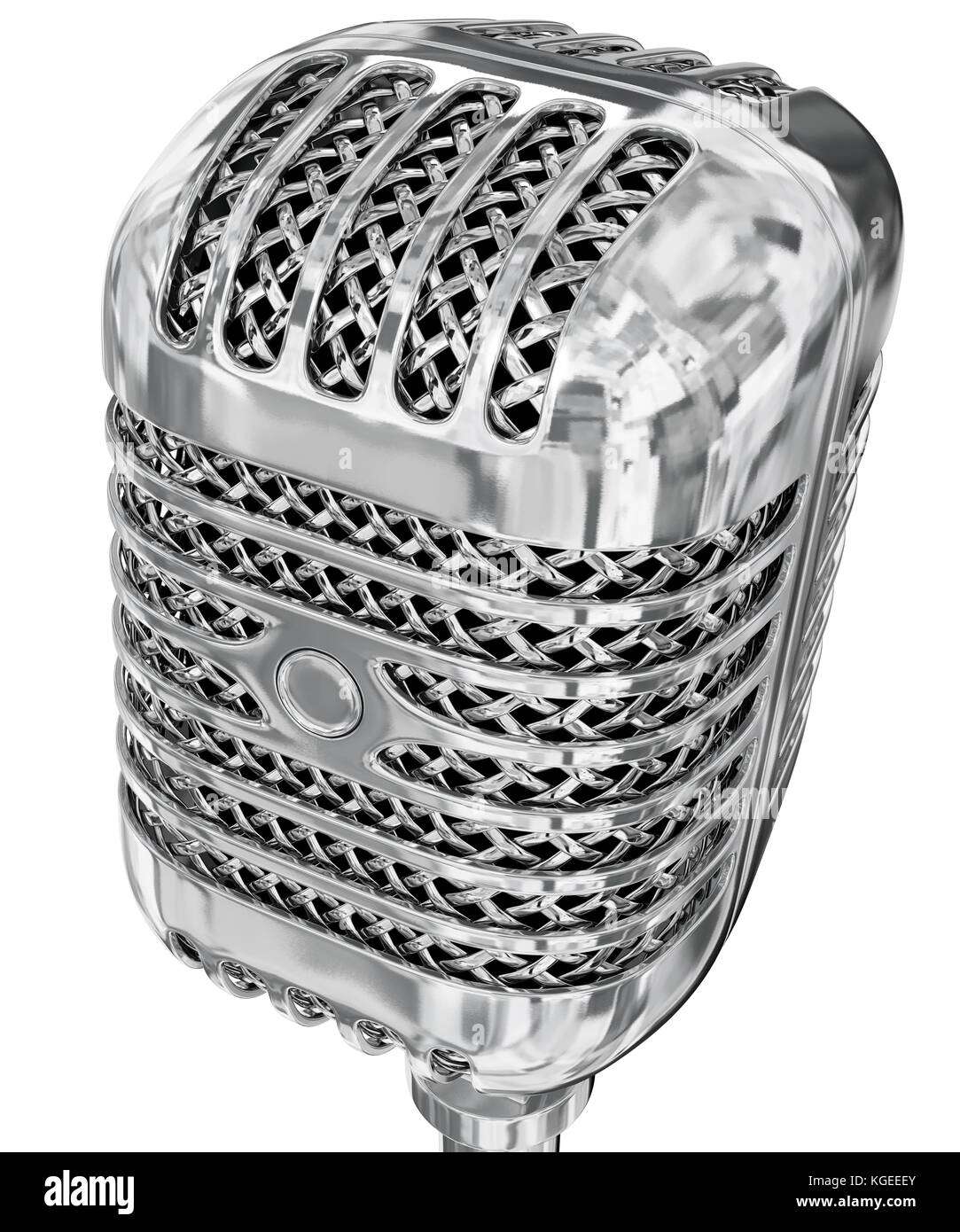 3d render microphone isolated hi-res stock photography and images - Alamy