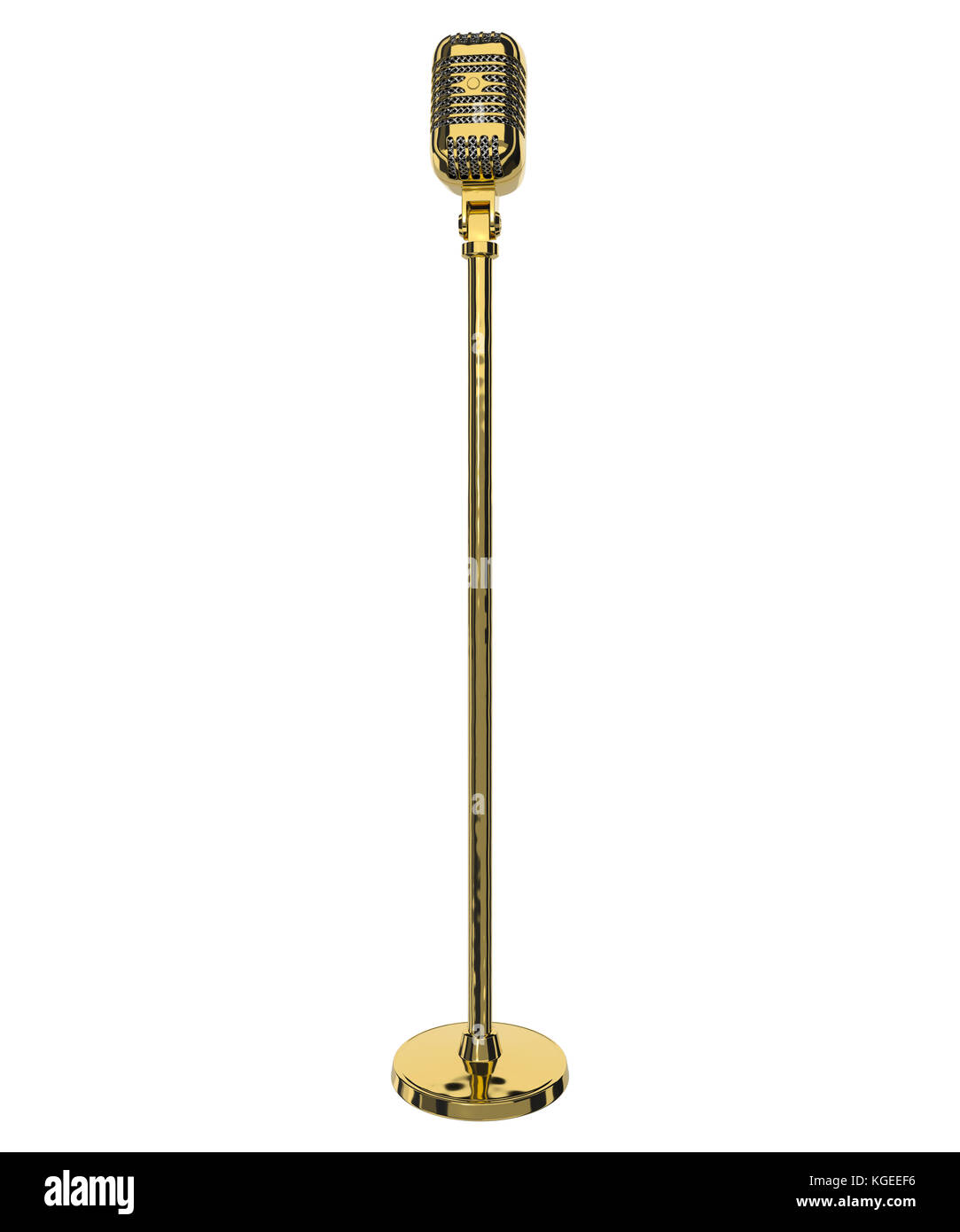 Microphone gold vintage hi-res stock photography and images - Alamy