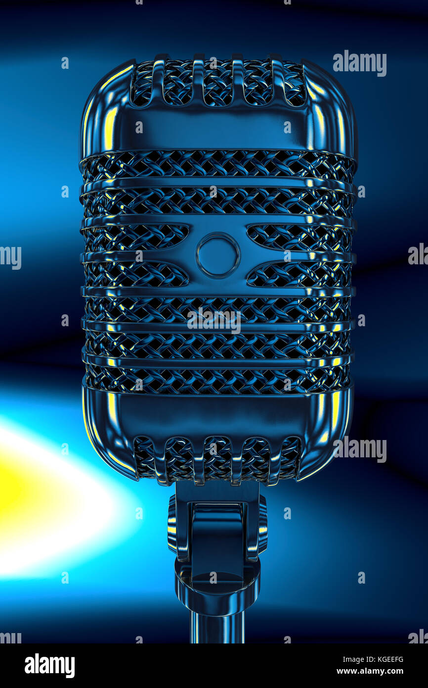 Vintage microphone music icon hi-res stock photography and images - Alamy