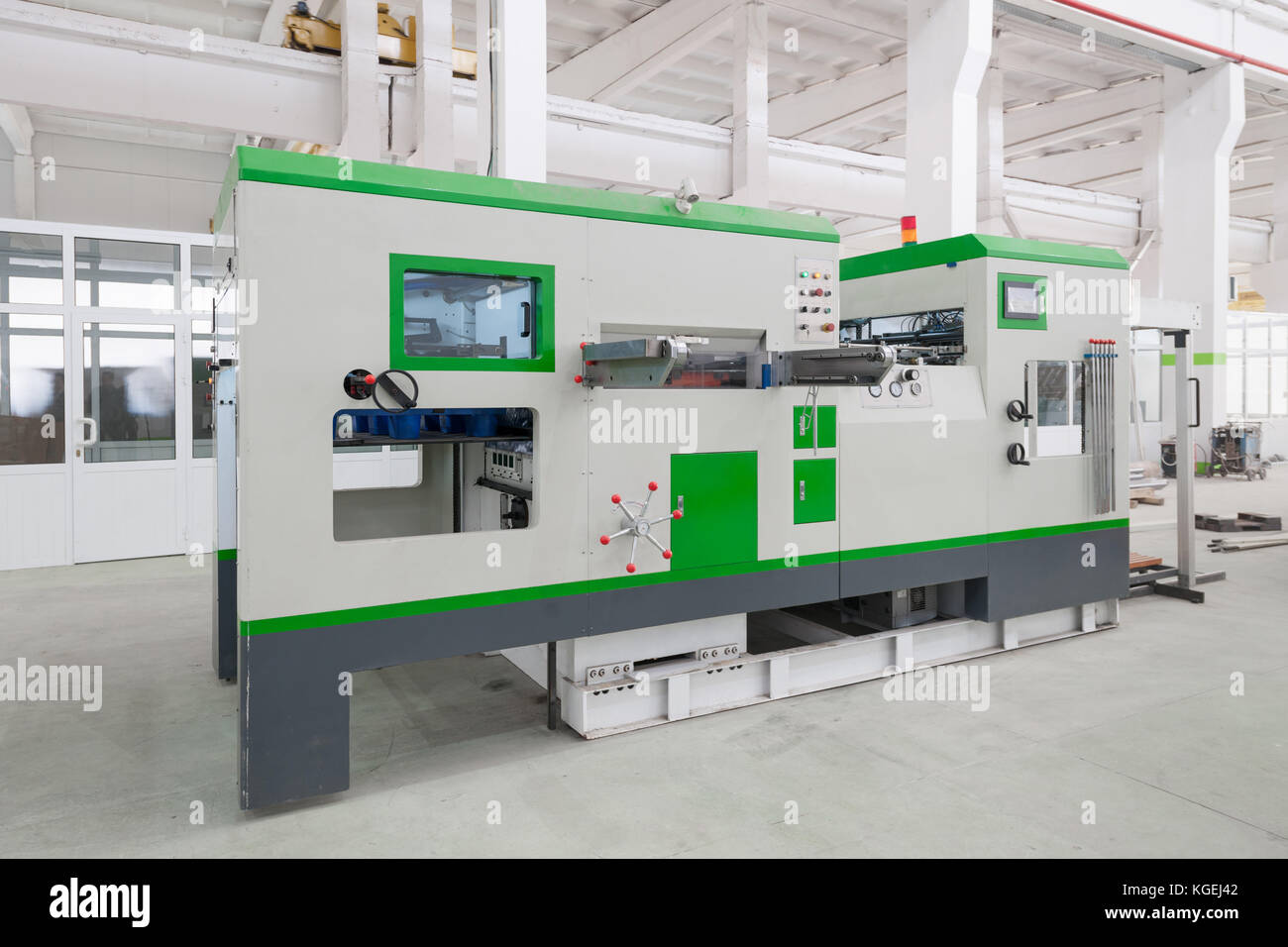 lathe and equipment at a manufacturing plant Stock Photo - Alamy