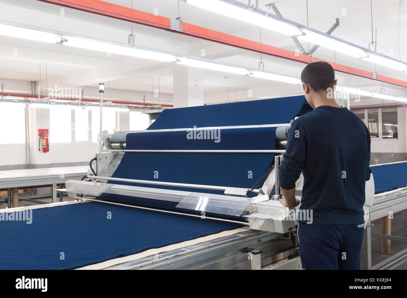 Linen processing machine hi-res stock photography and images - Alamy