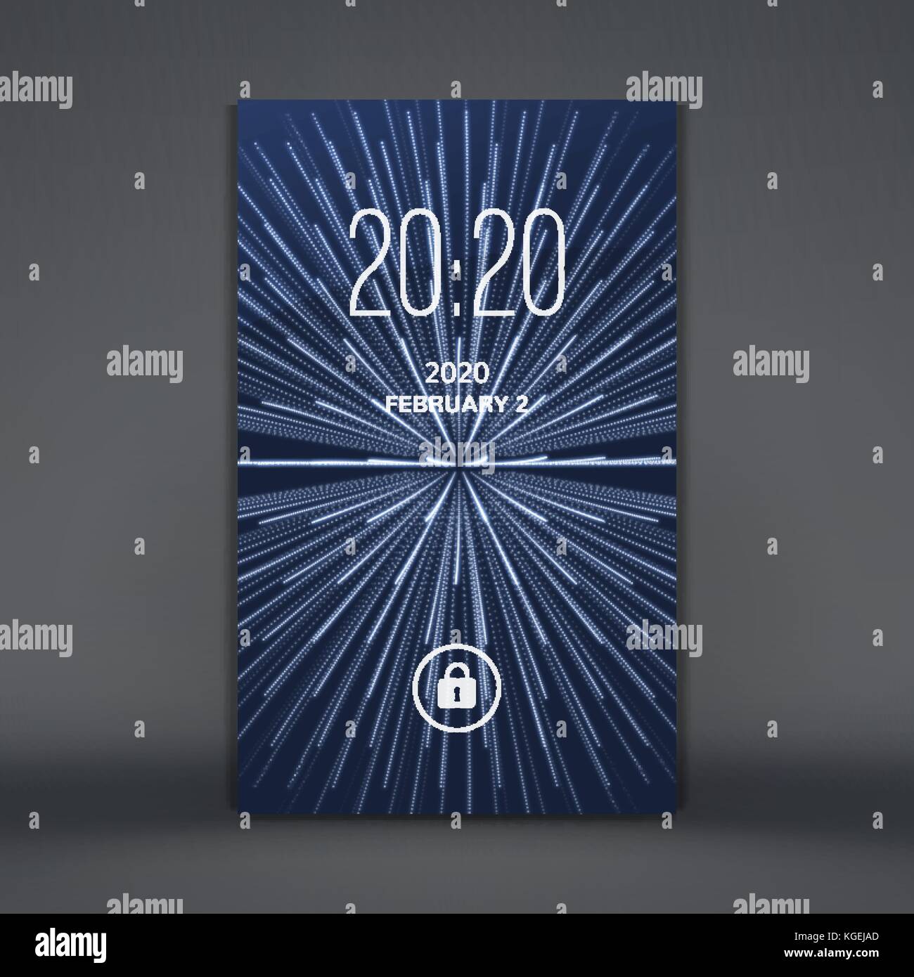 Lockscreen Stock Vector Images - Alamy